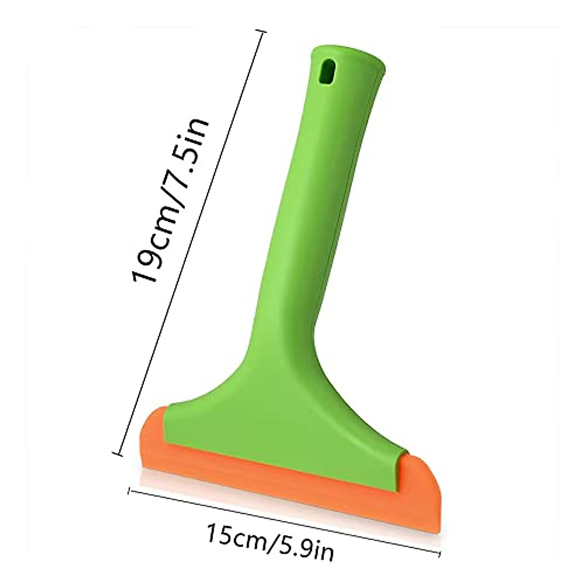 4PCS Small Silicone Squeegee, Squeegee for Car Windows Shower Glass Door Mirrors Car Windshield, Auto Water Blade Squeegee Window Tint Squeegee, Flexible Squeegee with No-Slip Handle