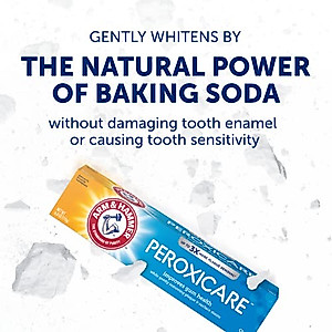 Arm & Hammer Peroxicare Toothpaste, Clean Mint Flavor, Improves Gum Health, 6.0oz (4-Pack)