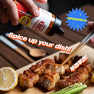 SEOUL SISTERS Korean Kimchi Powder Seasoning Mix 3.5 oz (100g) 1EA - ORIGINAL Spicy Seasoning Mix, Rich in Probiotics, Delicious Barbecue Dry Rub for Chicken Pork Fish Vegetables