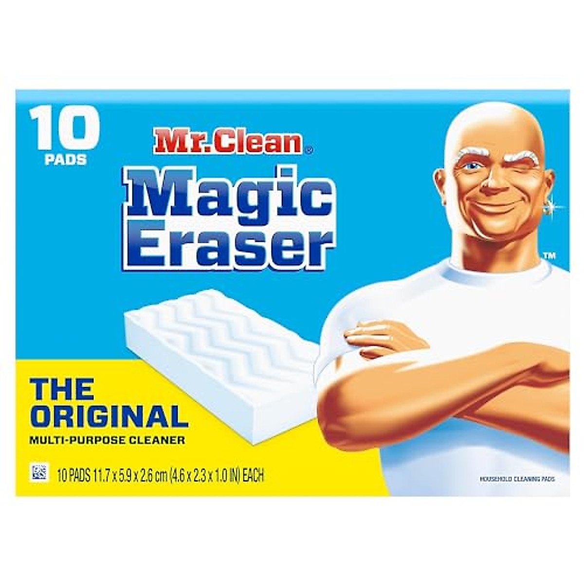 Mr. Clean Magic Eraser Original, Cleaning Pads with Durafoam, 9 Count