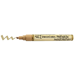 DecoColor Premium Chisel Paint Marker, Gold