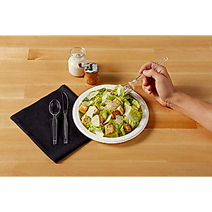 Dixie 7.13" Heavy-Weight Polystyrene Plastic Fork by GP PRO (Georgia-Pacific); Clear; FH017 ; Case of 1;000
