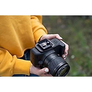 DaVoice 44mm Tripod Quick Release Plate Camera Mounting Adapter Parts Replacement for Certain Ambico, Tar gus, Velbon, Vista Explorer 60”, Sony, Sunpak, Ravelli Tripod Mount Attachment Baseplate QB-4W