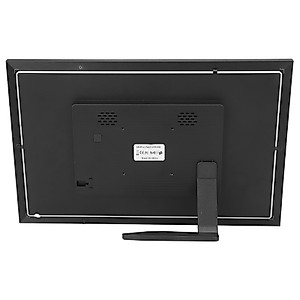 Electric Picture Frame, Digital Album Wood Shell HD IPS Panel for Bedroom (US Plug)