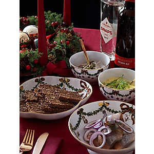 Star Fluted Christmas Chocolate Bowls, Set of 2