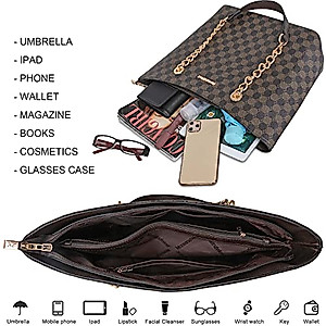 Montana West Large Tote Bag with Zipper Leather Purses and Handbags for Women Top Handle Shoulder Satchel Handbags Fashion Ladies Designer Handbags with Pockets Women Leather Hobo Handbags MWC-039CF