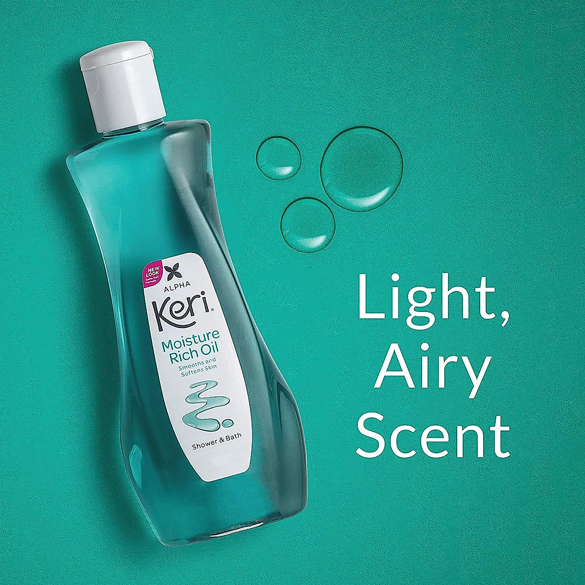 Keri Moisturizing Shower and Bath Oil, 16 Fl Oz