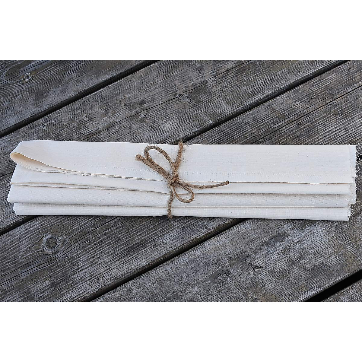 100% Natural Cotton Muslin Fabric - 63in Wide X 3yds Long (Medium Weight)