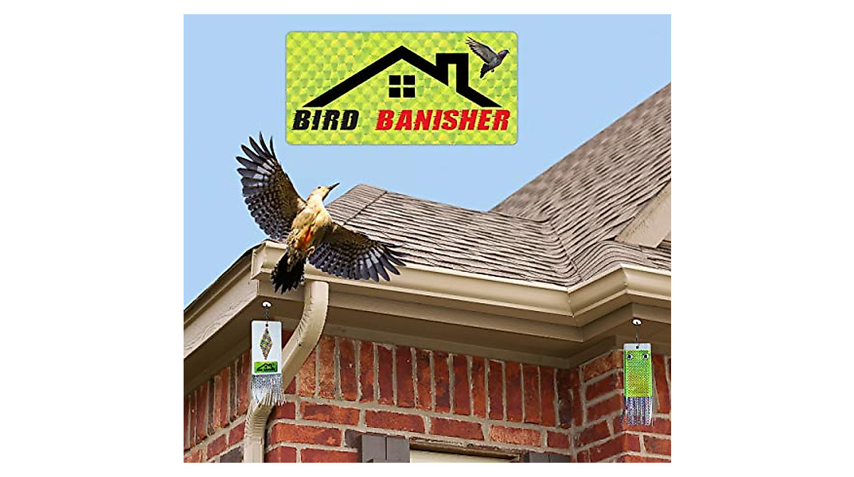 Bird Banisher Woodpecker Deterrent - Effective Bird Control Device