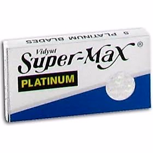 Super-Max Platinum Double Edge Blades, 5-pak