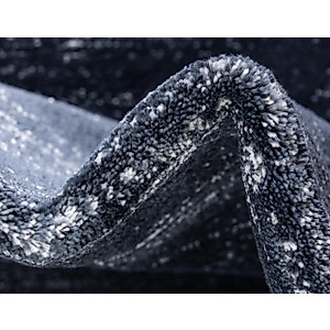 Unique Loom Jill Zarin Uptown Collection Area Rug - Madison Avenue (8' x 10' Rectangle, Navy Blue/ Ivory)