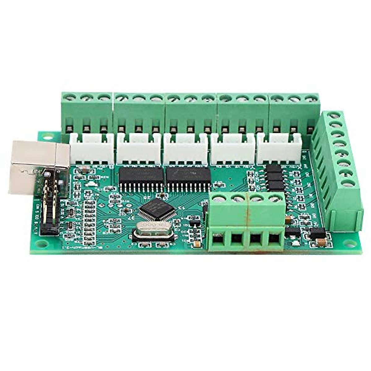 Davitu Motor Driver - DC 12-24V CNC Driver Board USB 100Khz Branch 5 Axle Port Driver Motion Control Card
