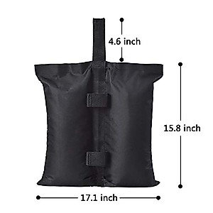 ZFZGFRCS Gazebo Weight Bags, Pop-up Canopy Weights Foot Bag, Heavy-Duty Sandbag Weight Bags for Pop up Canopy Tent Weighted Feet Bag (4 Pack sandbag). (4 Packs)