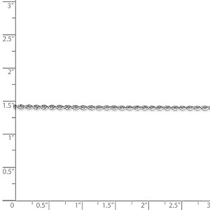 The Black Bow 1.5mm, 14k White Gold, Handmade D/C Solid Rope Chain Necklace, 20 Inch