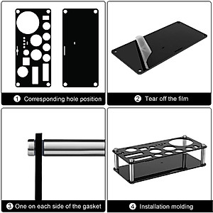 Farafox Cocktail Shaker Set Bartender Kit,23 PCS Bar Tool Set with Acrylic Stand, Professional Bar Tools for Drink Mixing, Home, Bar, Party (Include 4 Whiskey Stones)