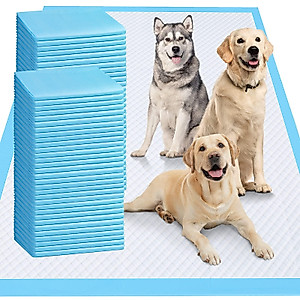 Gimars 4XL 36"x36" Thicken Heavy Absorbency Dog Pad Extra Large- Jumbo Disposable Polymer Quick Dry No Leaking Pee Pads for Dogs, Cats, Rabbits Pets 30 Counts