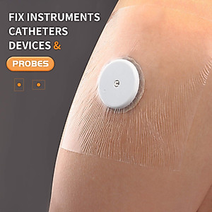 EalionMed Transparent Film Dressing, Waterproof Wound Bandage, Adhesive Patch, 2.75'' W X 2.36'' L, 100 Pack, Clear, Breathable, Comfortable, Shower Shield, Tattoo Aftercare.