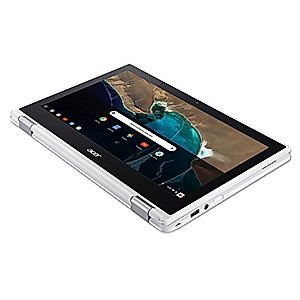 Acer Chromebook R 11 Convertible, 11.6-Inch HD Touch, Intel Celeron N3150, 4GB DDR3L, 32GB, CB5-132T-C1LK, Denim White
