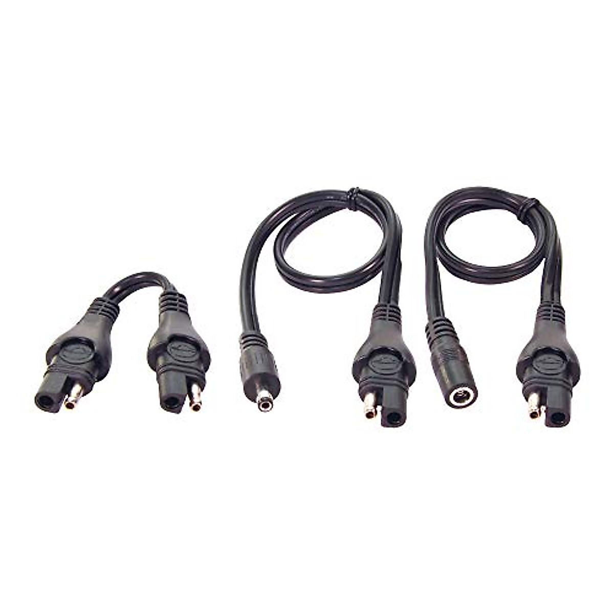 Tecmate Optimate Cable O-67, Adapter kit, 3 Piece, SAE to DC 2.5mm