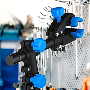 Auwey Bike Repair Stand Wall Mount Bike Repair Workstand Bike Workbench Bicycle Maintenance Rack Bike Repair Rack Bike Clamp Height Adjustable Bicycle Maintenance Rack