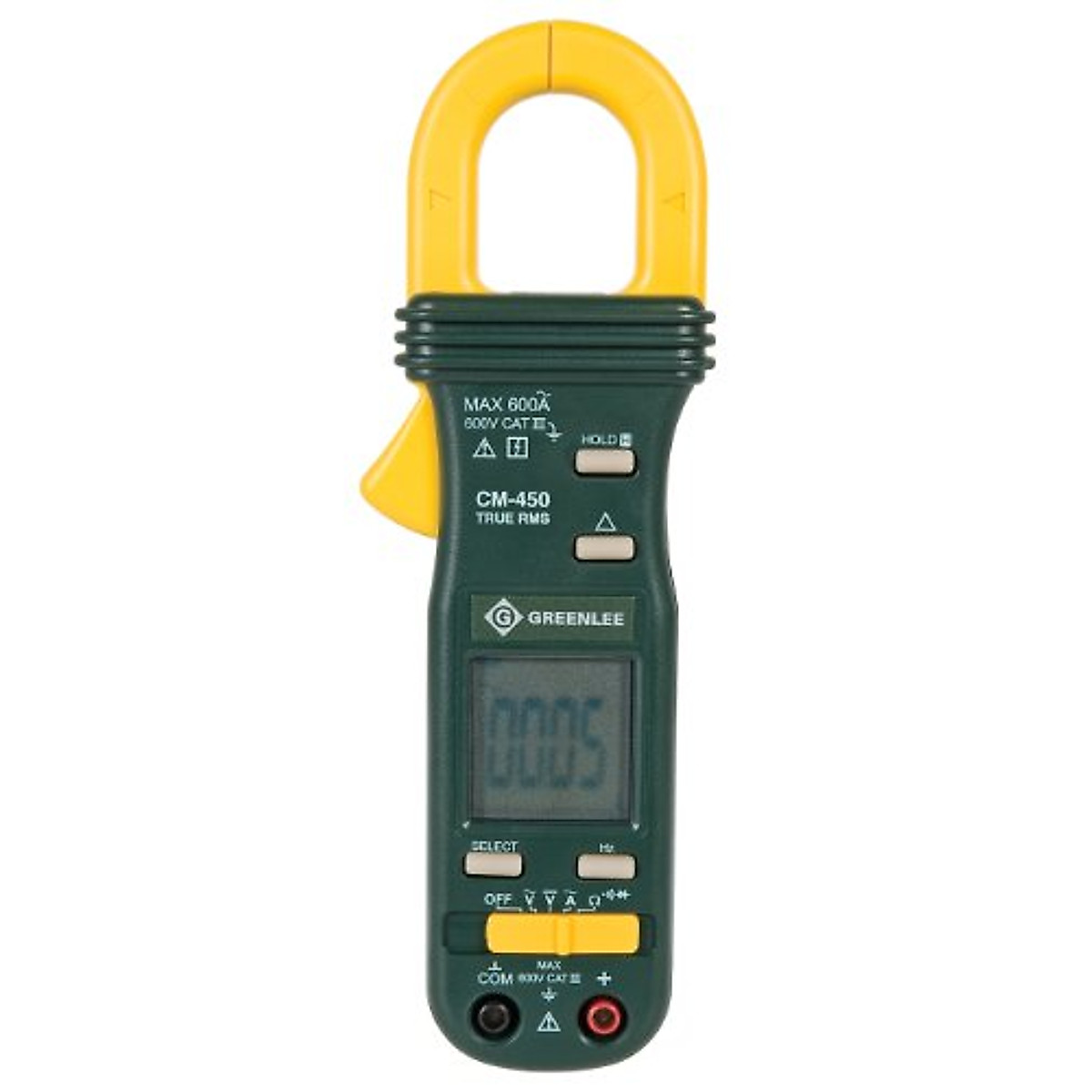 Greenlee CM-450 AC Clamp-on Meter, True RMS, Greens