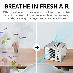 New Comfort Stainless Steel SS-700 Commercial Odor Removing Ozone Generator and Air Purifier Cleaner
