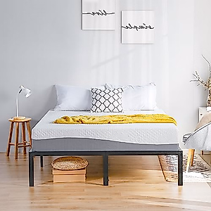 Olee Sleep 10 inch Aquarius Memory Foam Mattress - Queen,Grey