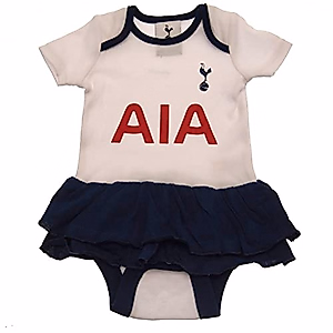 Tottenham Hotspur F.C. Tottenham Hotspur FC Baby Girls Tutu Onesie (9-12 Months) (White/Navy)