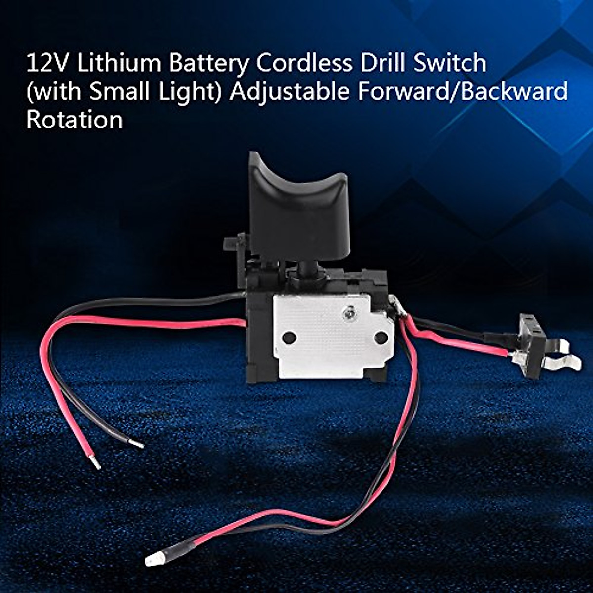 Electric Drill Trigger Switch, 7.2 V - 24 V Lithium Battery Cordless Convenient Electric Drill Speed Adjust Control Trigger Switch for Power Tools