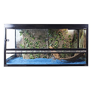 PENN-PLAX Reptology Lizard Lounger Vine Backdrop – 100% Natural Seagrass Fiber – Great for Bearded Dragons, Anoles, Geckos, and Other Reptiles