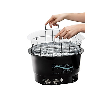 Buy-Rite Salon & Spa Equipment Mona Lisa Plumb Free Pedicure Chair, No Plumbing Pedicure Station for Professional Spas and Salons, Reclining Backrest & Pull Out Leg Rest (White)