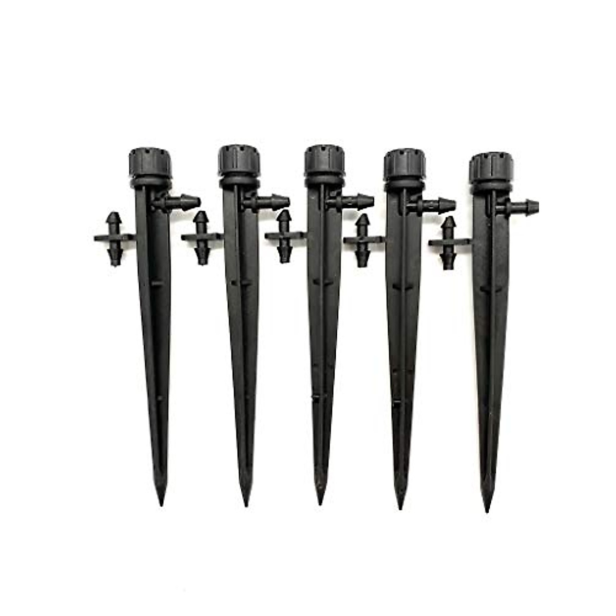 Goldenvalueable Drip Emitters 360 Degree Adjustable Water Flow Irrigation Drippers for Flower Beds, Vegetable Gardens, Herbs Gardens-50 PCS