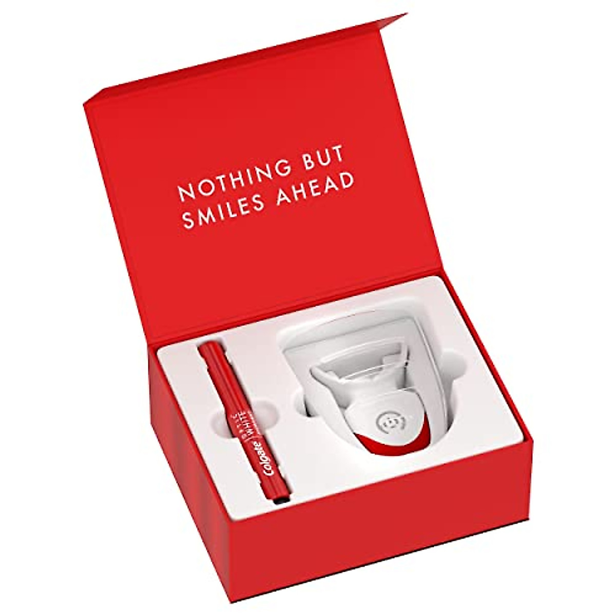 Colgate Optic White Pro Series Teeth Whitening Pen and LED Tray, Professional-Level Whitening Set, Rechargeable