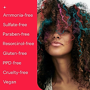 Hally Hair Temporary Hair Color, Shade Stix (Red) - 12 ml Washable Hair Chalk for Kids, Teens & Adults - One Day Pop of Color Hair Dye for Festivals, Sporting Events & Parties, All Hair Types