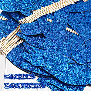 Glitter Something Blue Before I Do Banner, Something Blue Before I Do Bridal Shower Decorations, Wedding Party Banner, Engagement Banner, Bachelorette Party Decor, PRE-STRUNG