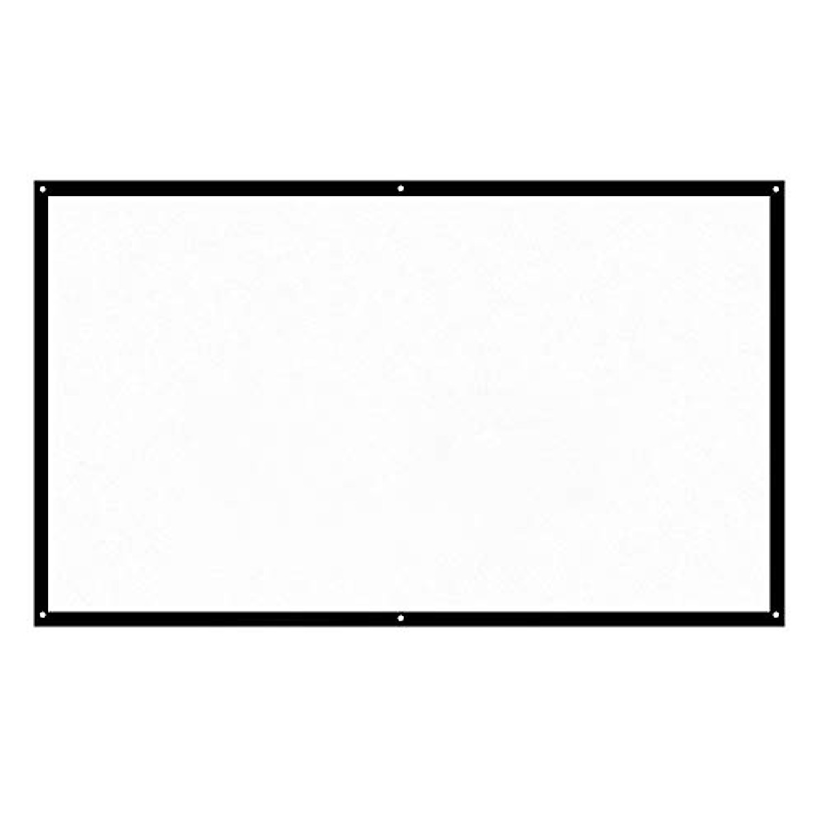 84'' Portable Projector Screen 16:9 White 84 Inch Diagonal Video Projection Screen Foldable Wall Mounted