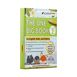 The One Big Book - Grade 2: For English, Math and Science