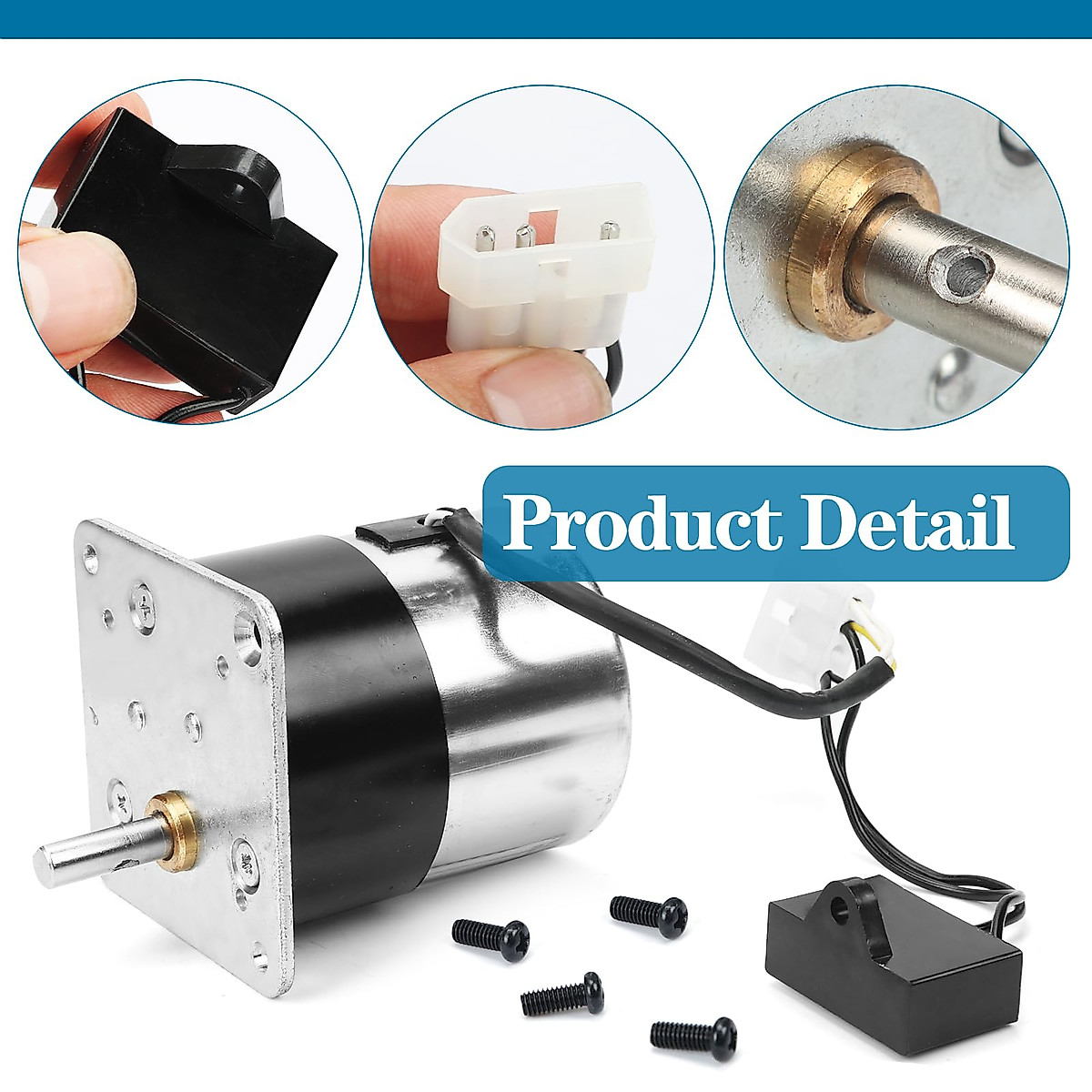 SRV7000-670 Auger Feed Motor Compatible with Pelpro and Pleasant Hearth Pellet Stoves, 2RPM Auger Motor