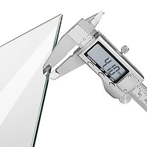 Olde Midway Popcorn Machine Door Replacement, Glass Door for 8-Ounce Commercial Popcorn Machines - Black Design