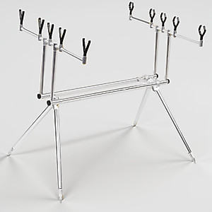 Retractable Fishing Rod Pod Stand Holder Detachable Design Aluminium Alloy Casting Rods Carp Tackle Tools Accessory