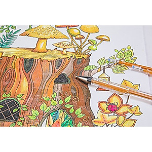 200 Glitter Gel Pen Set, 100 Gel Pens plus 100 Refills Glitter Neon Pen for Coloring Books, Craft Doodling Drawing Bullet Journal Highlighter