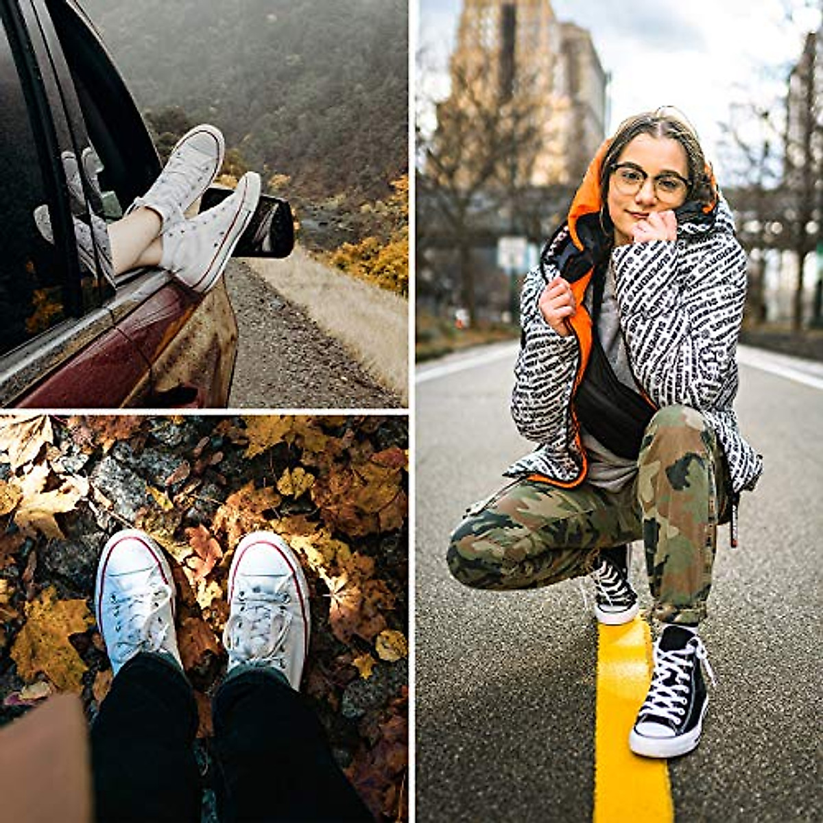 yageyan Womens High Top Canvas Sneakers Lace up Fashion Shoes for Women Casual Classic（Black,8）