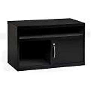 Global Industrial 36" Low Credenza with Door, Black