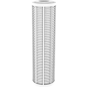Pentair OMNIFilter RS19 Sediment Water Filter, 10-Inch, Standard Whole House Screen Mesh Sediment Replacement Cartridge, 10" x 2.5", 150 Micron, White