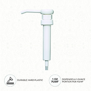 Ginger Lily Farms Premium Gallon Pump, Dispenses One Ounce Per Pump, Fits Most Standard Gallon Bottles and Containers