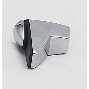 XVL Glass Shelf 20 Inch Bathroom Tempered Glass Rack Chrome GS3004BM