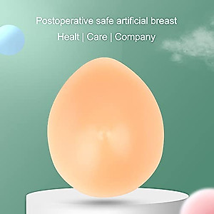 Bra Prosthesis, Bra Pads Artificial Prosthetic Forms for Symmetrical Breast Mastectomy Post Mastectomy Breast Forms Silicone Bra Inserts 5.3 Oz