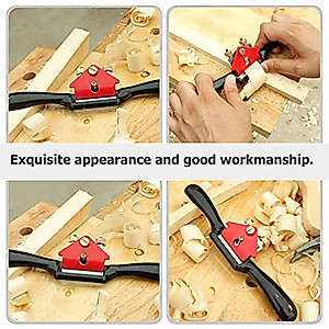 Angoily Planer 1 Set Plane Spokeshave Adjustable Spokeshave Portable Woodworking Planes with Flat Base Wood Working Hand Tool for Wood Craft Wood Craver Wood Working L Hand Tools Hand Tools
