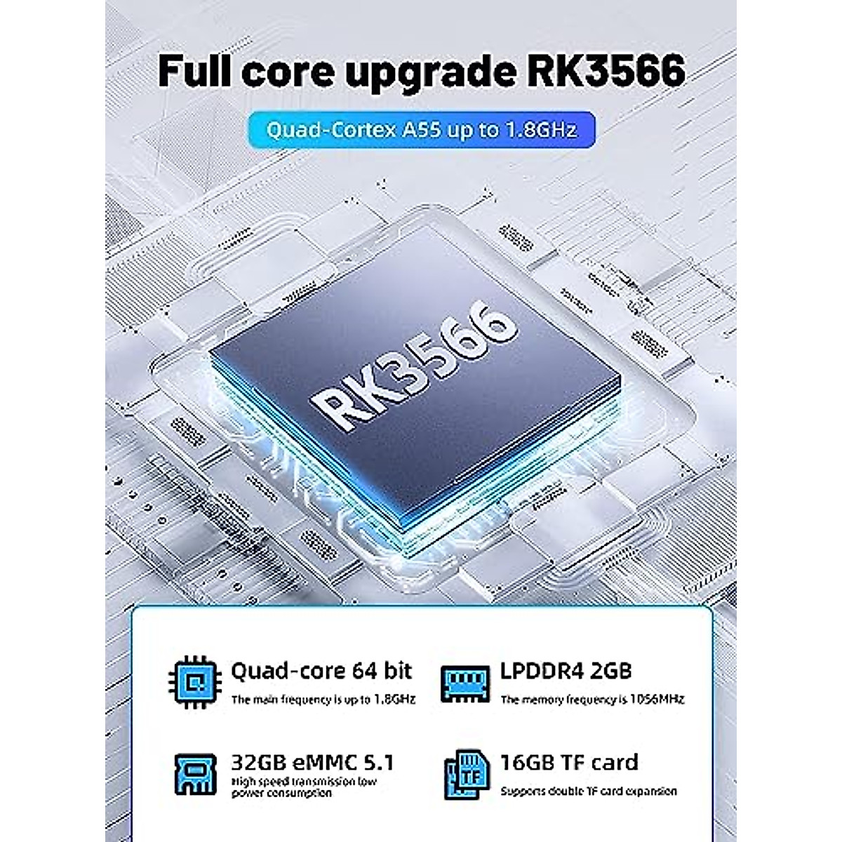 RG353V Emulator Handheld Game Console 10000+ Classic Games 64G Card, 3.5-Inches Display Dual OS Android 11, Linux System Support 5G WiFi 4.2 Bluetooth, RK3566 Chip(RG353V- Dual OS - Black)
