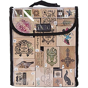 Crafter's Companion SSG17 Totally-Tiffany 9 11.5 x 2 Stamp with Store and Go Bag, Clear Inches